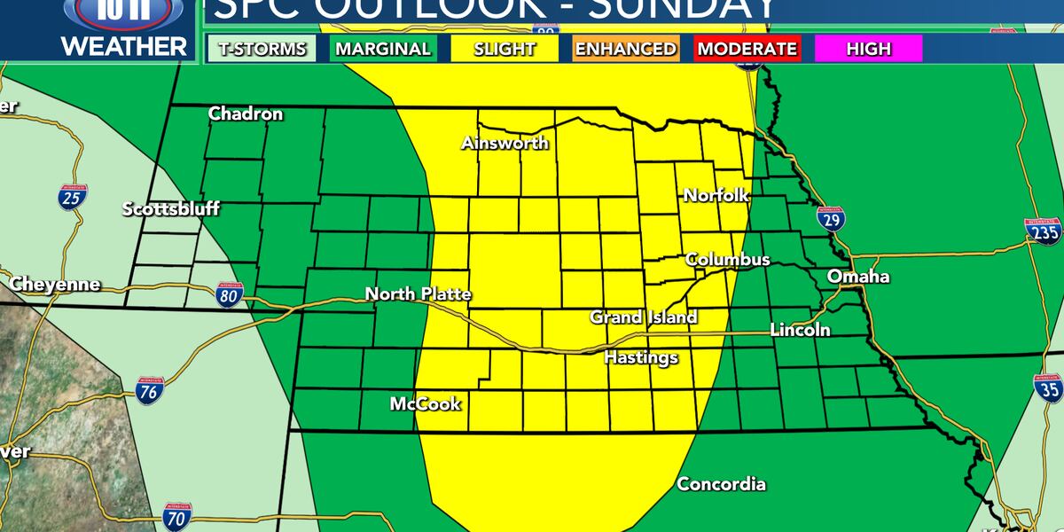 Sunday Forecast: Scattered severe storms possible Sunday Forecast: Scattered severe storms possible